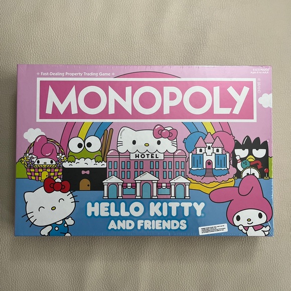 Hasbro | Toys | Nwb Hello Kitty And Friends Monopoly Board Game | Poshmark
